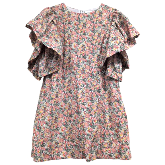 Mable | Dresses | Mable Floral Ruffle Sleeve Dress | Poshmark